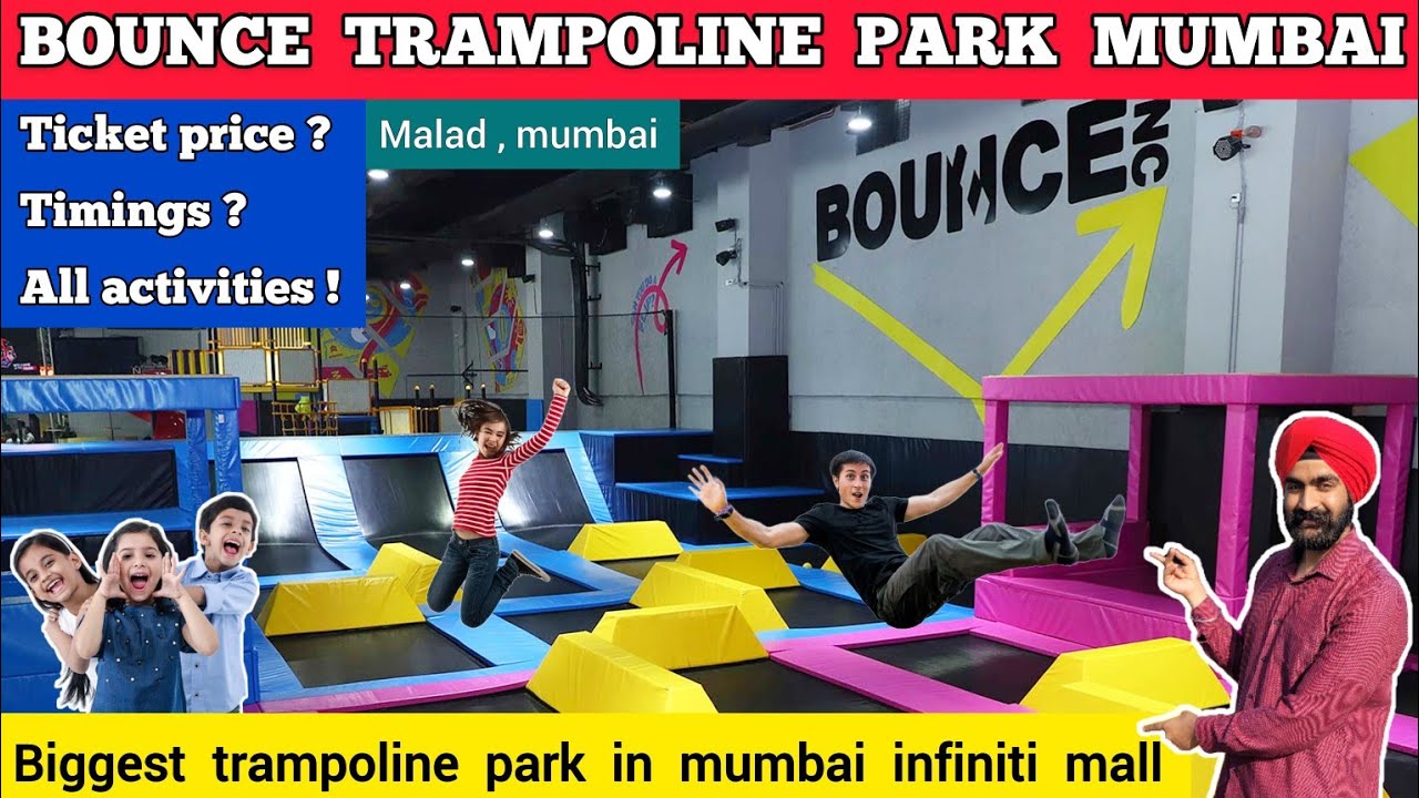 Bounce trampoline park in mumbai | Bounce trampoline park malad ...