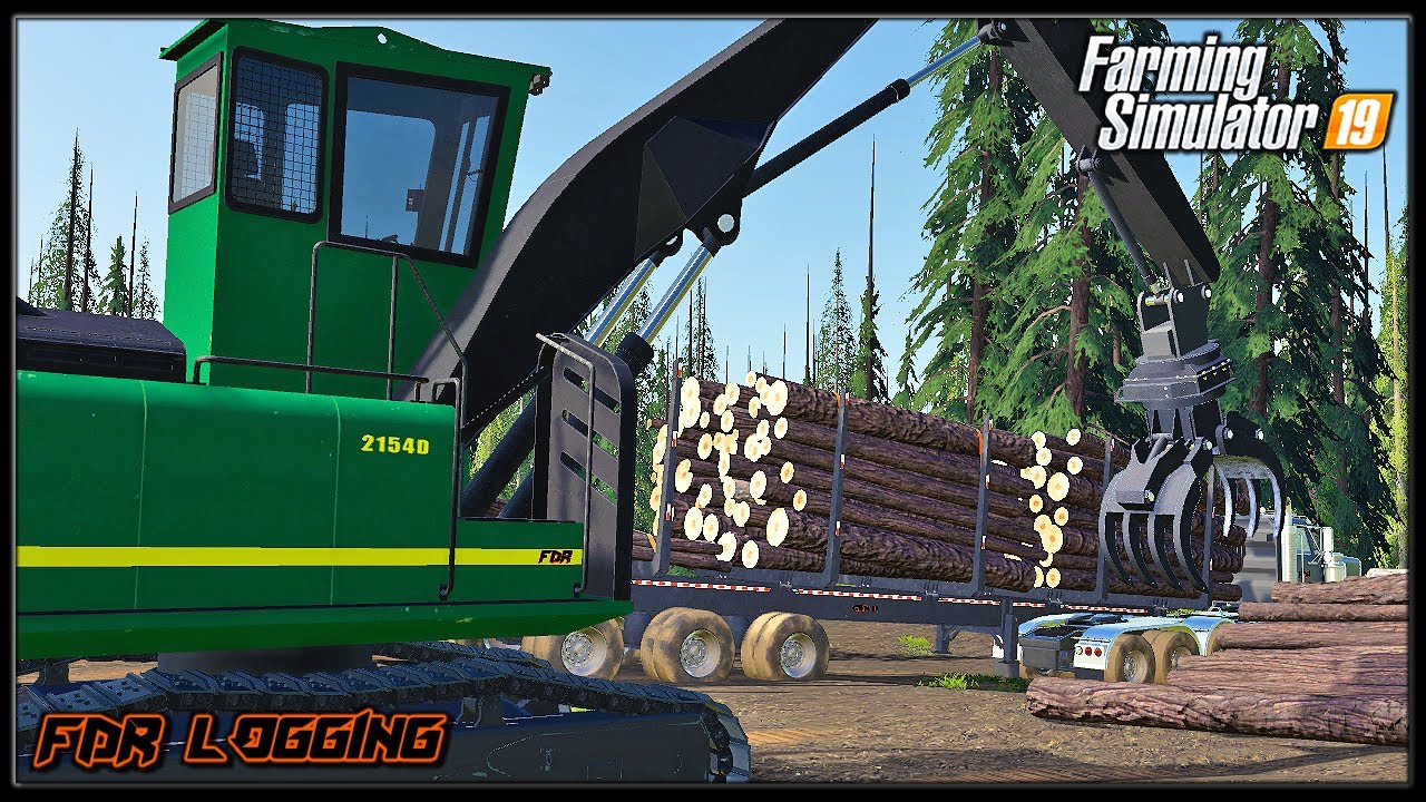 New Trailer Fits Lots of Shorts! - TimeLapse Logging 19 - Farming ...