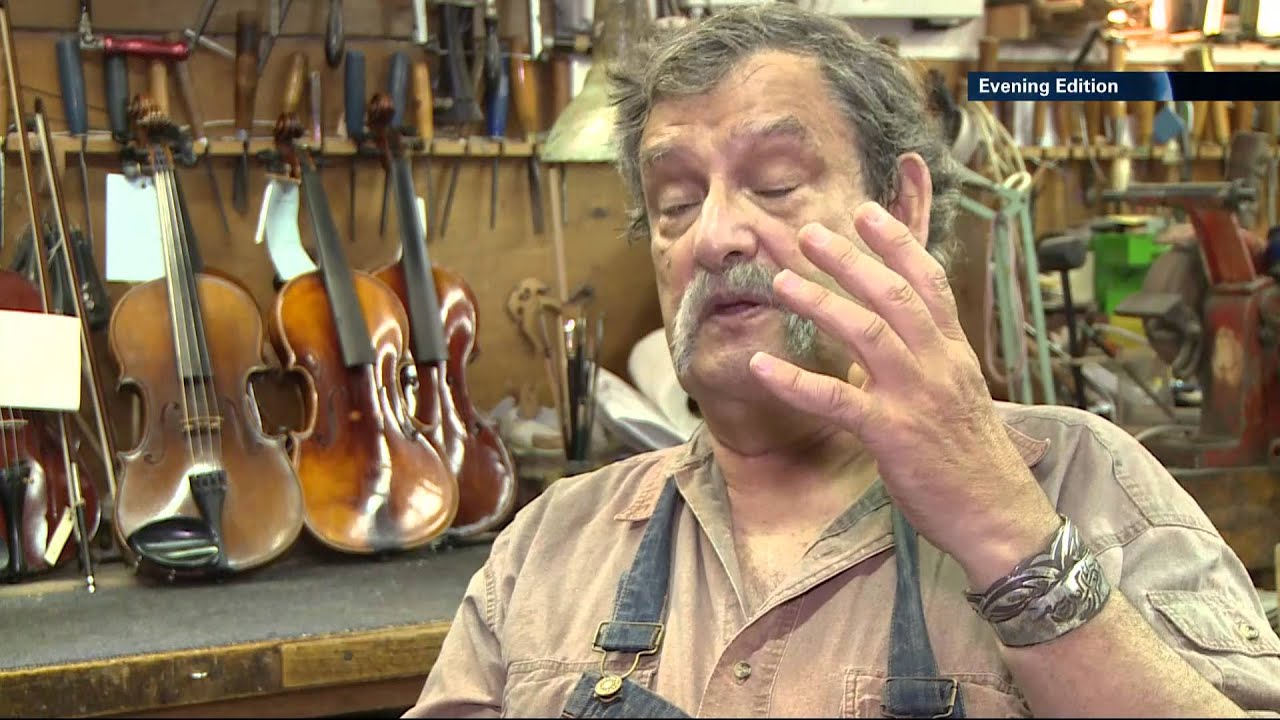 i24news Shachar Peled - First Evening Edition - The Violin-maker - YouTube