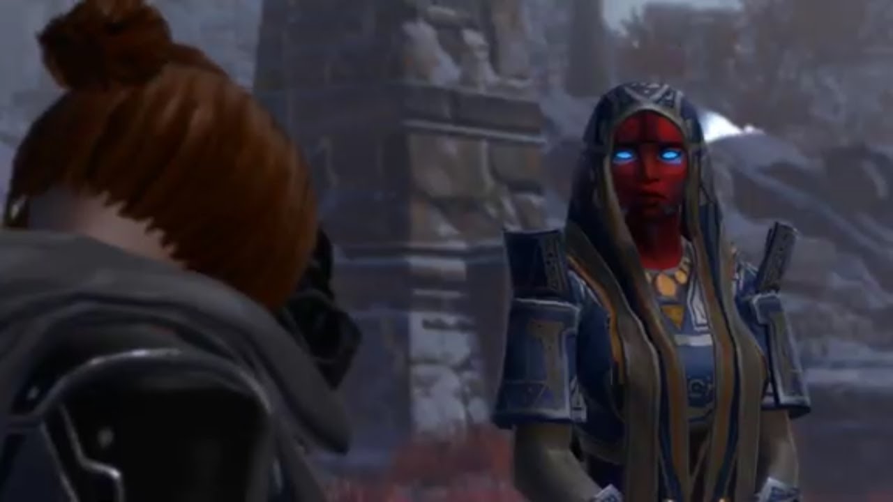 SWTOR Jedi shadow Digging deeper Temple ruins - YouTube