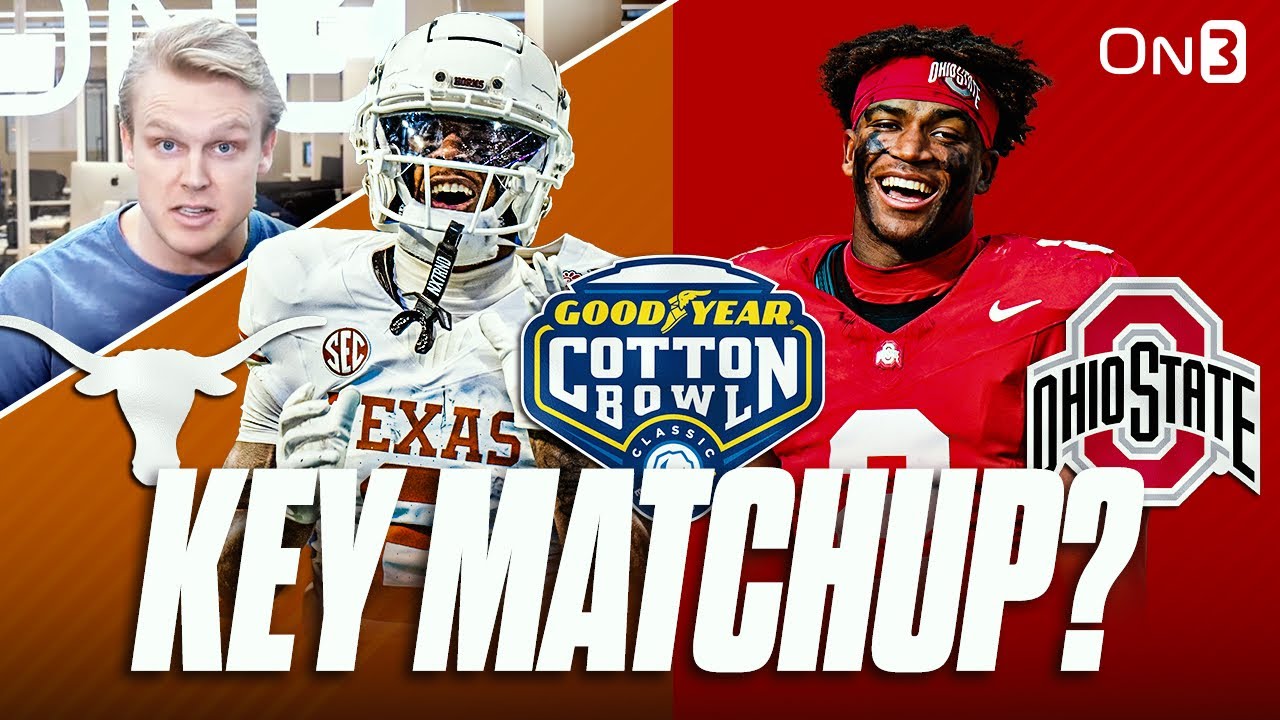 Texas Longhorns vs Ohio State Buckeyes KEY MATCHUP? | Ohio St DBs vs UT ...