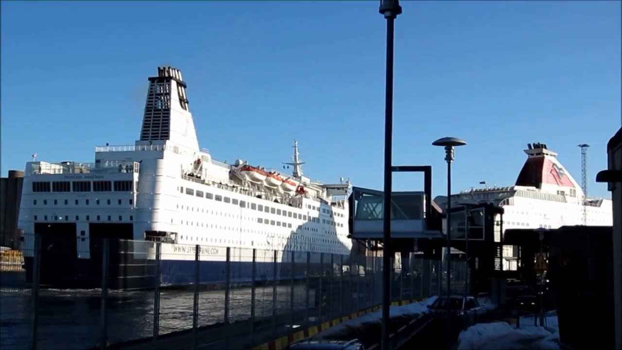 St. Peter's Line Ferry - Princess Anastasia Leaving Helsinki ...