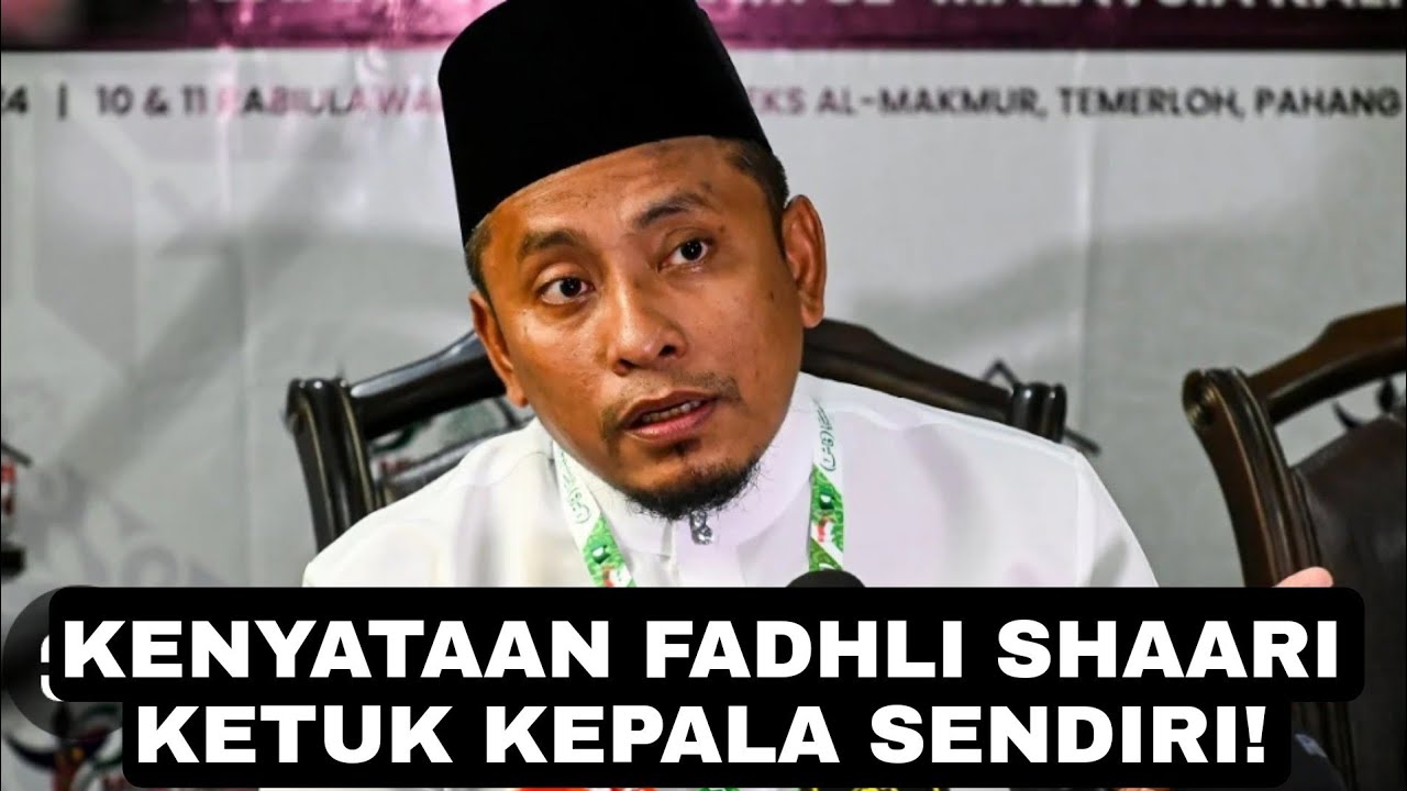 FITNAH FADHLI SHAARI KETUK KEPALA SENDIRI - YouTube