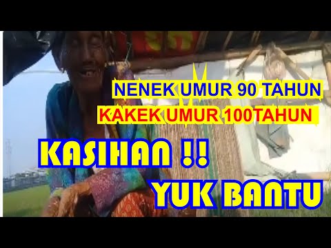 Kakek Umur 100 Tahun dan Nenek Umur 90 Jualan Pisang || Kasihan