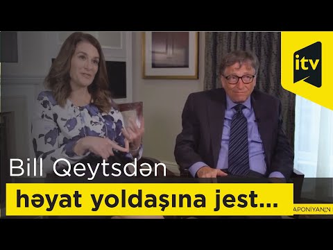 Bill Qeytsdən boşandığı həyat yoldaşına jest…