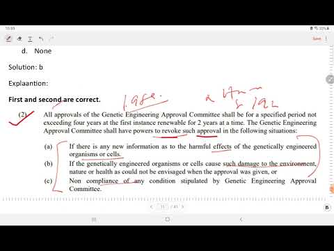 Genetic Engineering Appraisal Committee(GEAC)UPSC | IAS |# ...