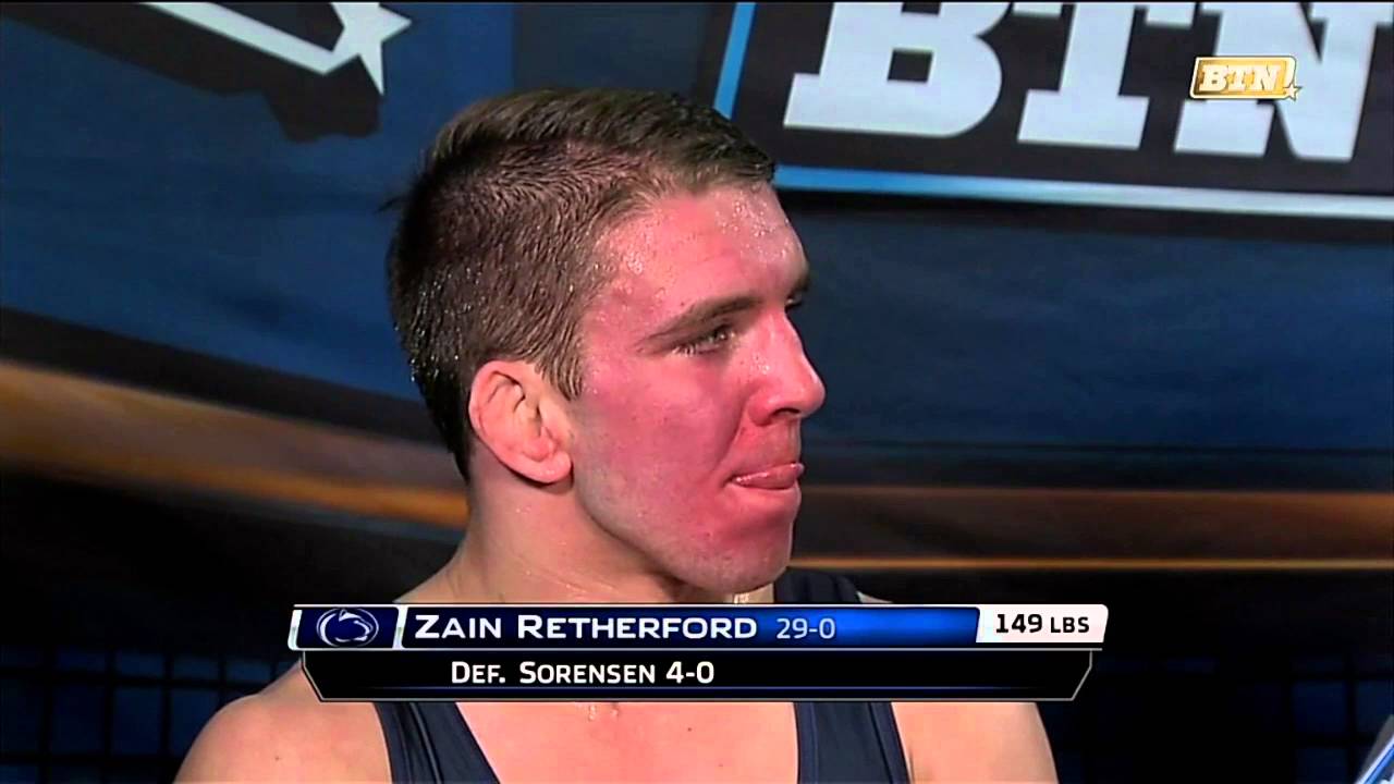 Zain Retherford Talks Big Ten Championship - YouTube