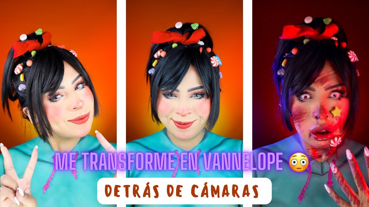 DETRÁS DE CÁMARAS DEL COSPLAY DE VANELLOPE🍬🍭|| Jonna Maryo - YouTube