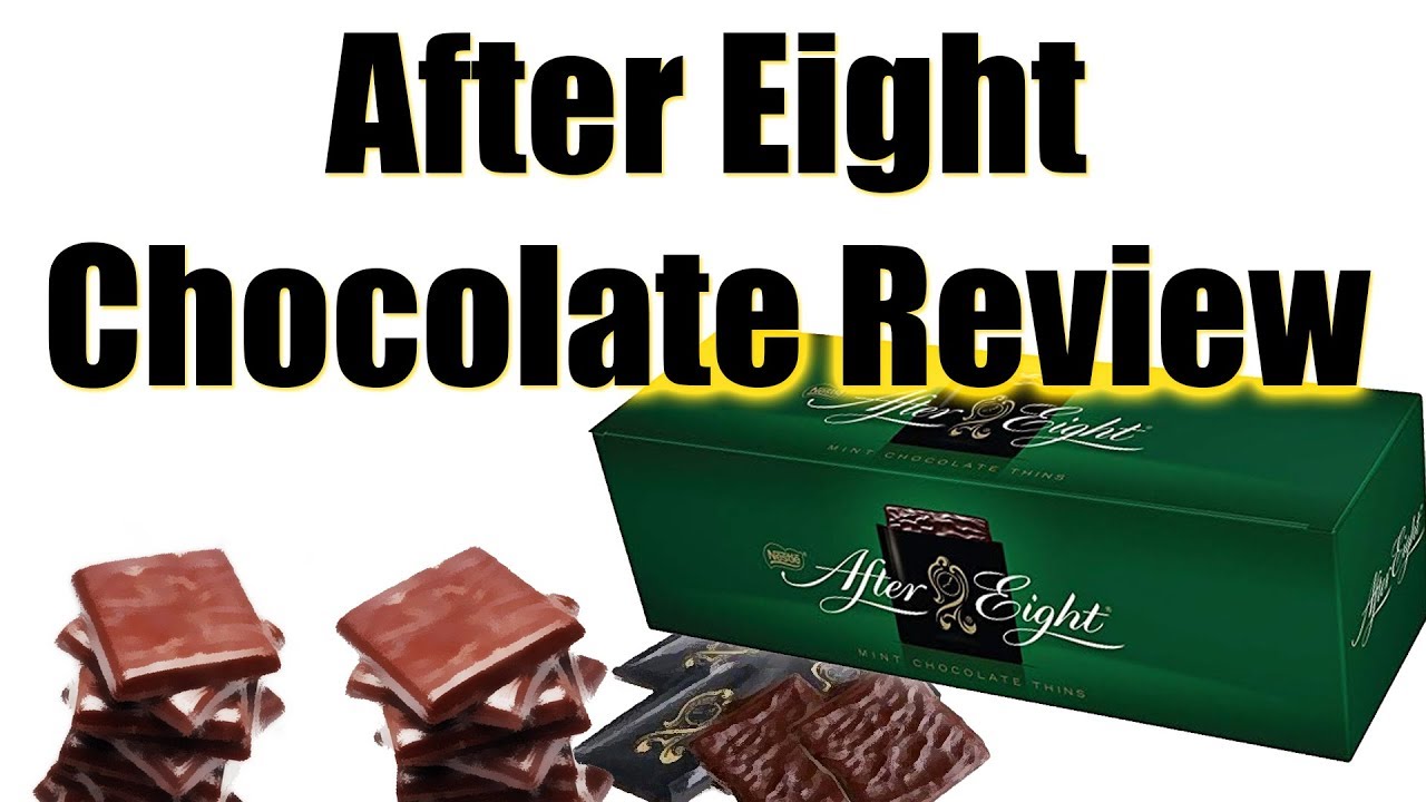 After eight dark chocolate mint review, completely random review - YouTube