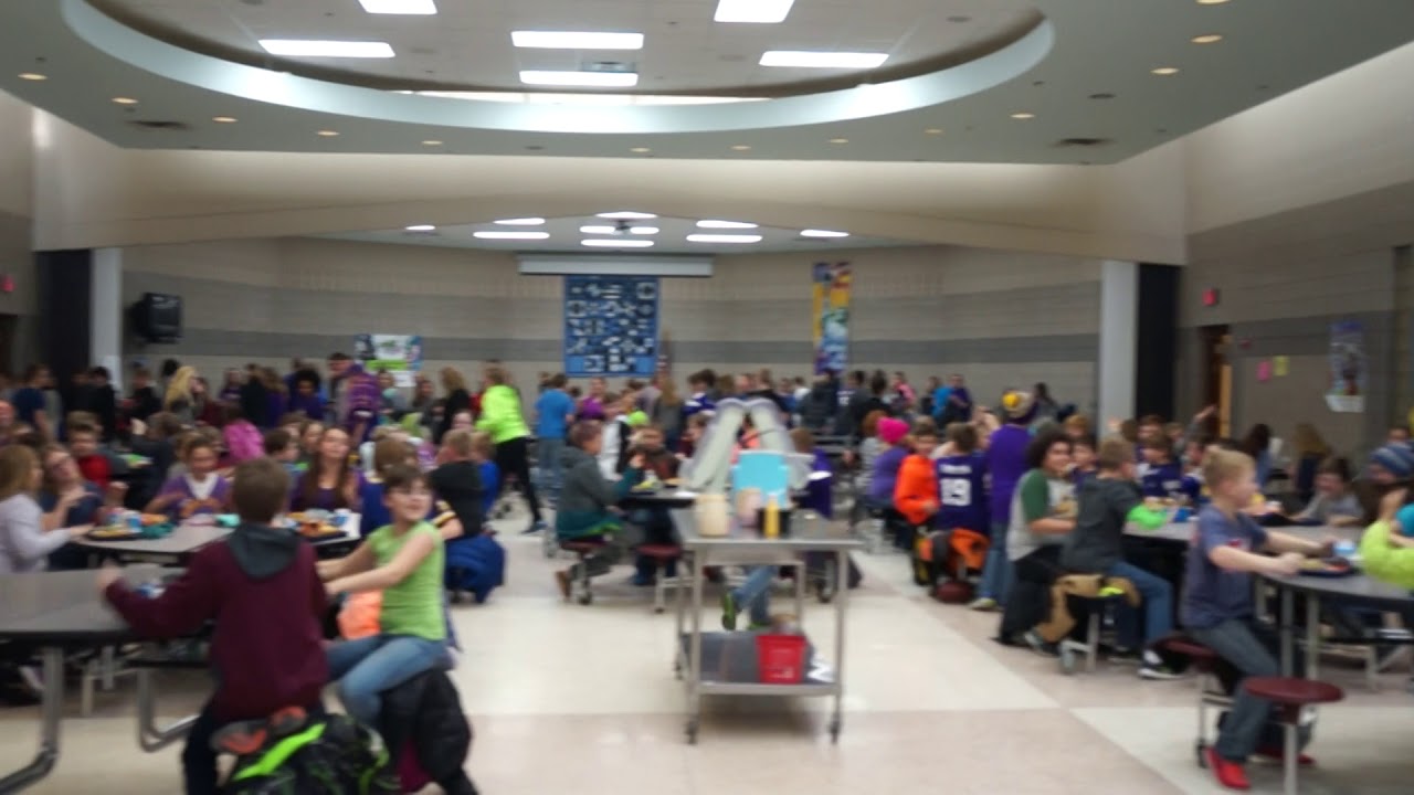 Foley Intermediate School Food Service Staff Leads Vikings Skol Chant ...