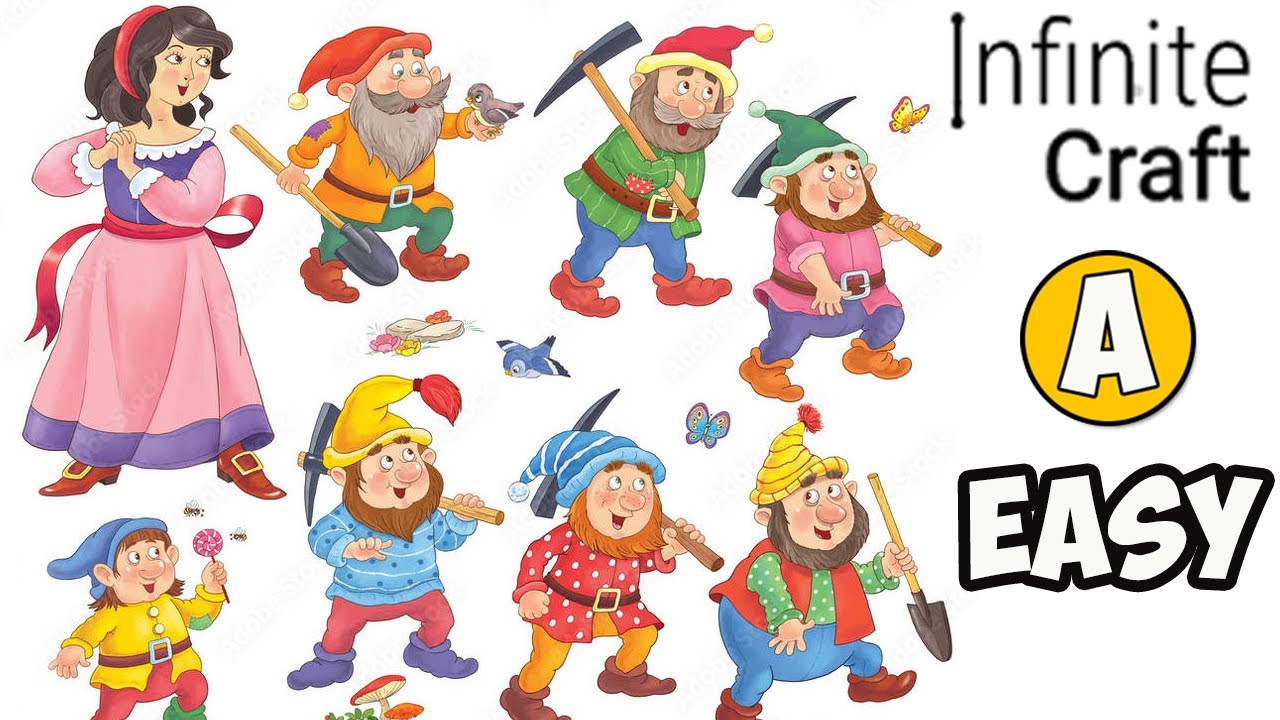 How to make SNOW WHITE AND SEVEN DWARFS in Infinite Craft (Best method ...