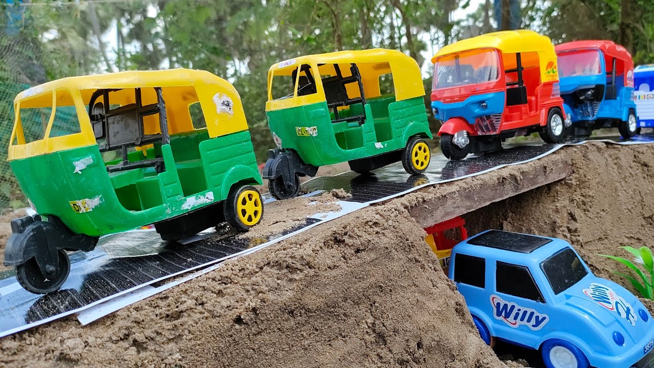 CNG Auto Rickshaw, Cartoon Gadi, Dumper Gadi, Mini tractor, Cartoon ...