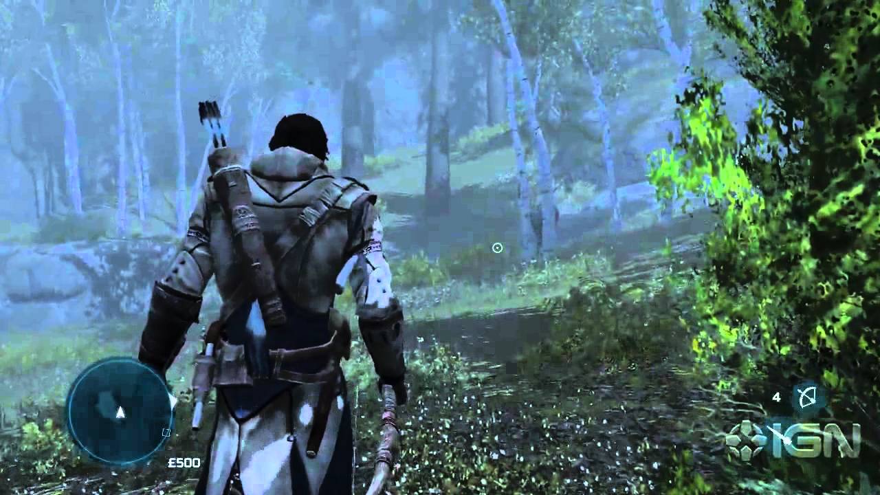 Assassin's Creed III: Hunting an Elk - Gameplay - YouTube