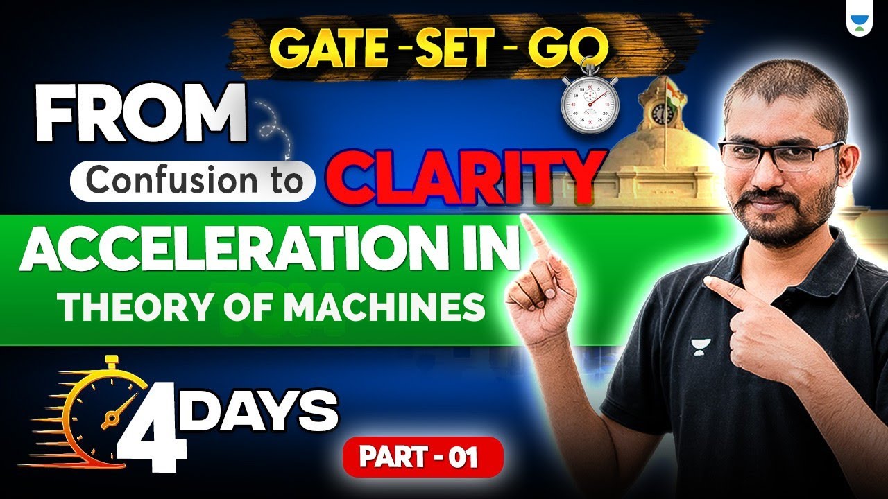 Acceleration in Theory of Machines in 4 Days | Part -I | Mega Bootcamp ...