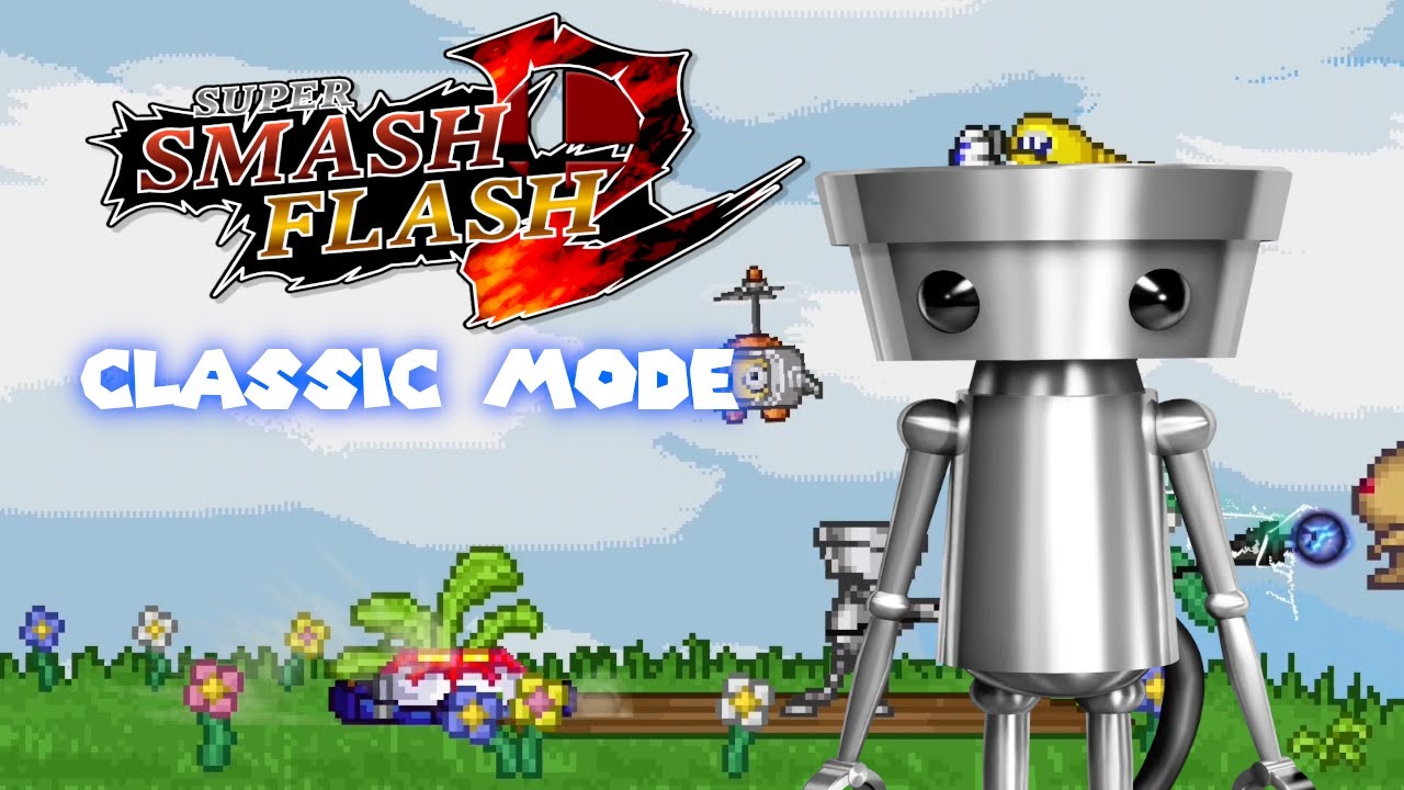 Super Smash Flash 2 Classic Mode - Chibi-Robo - YouTube