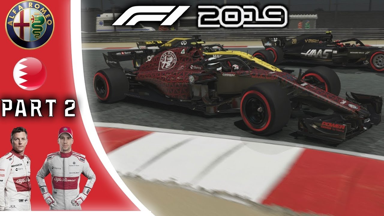 F1 2019 Mod Career Mode Part 2 - Bahrain (Bringing The Fight) - YouTube