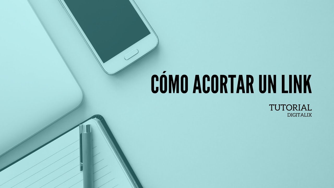 Cómo acortar un link - YouTube