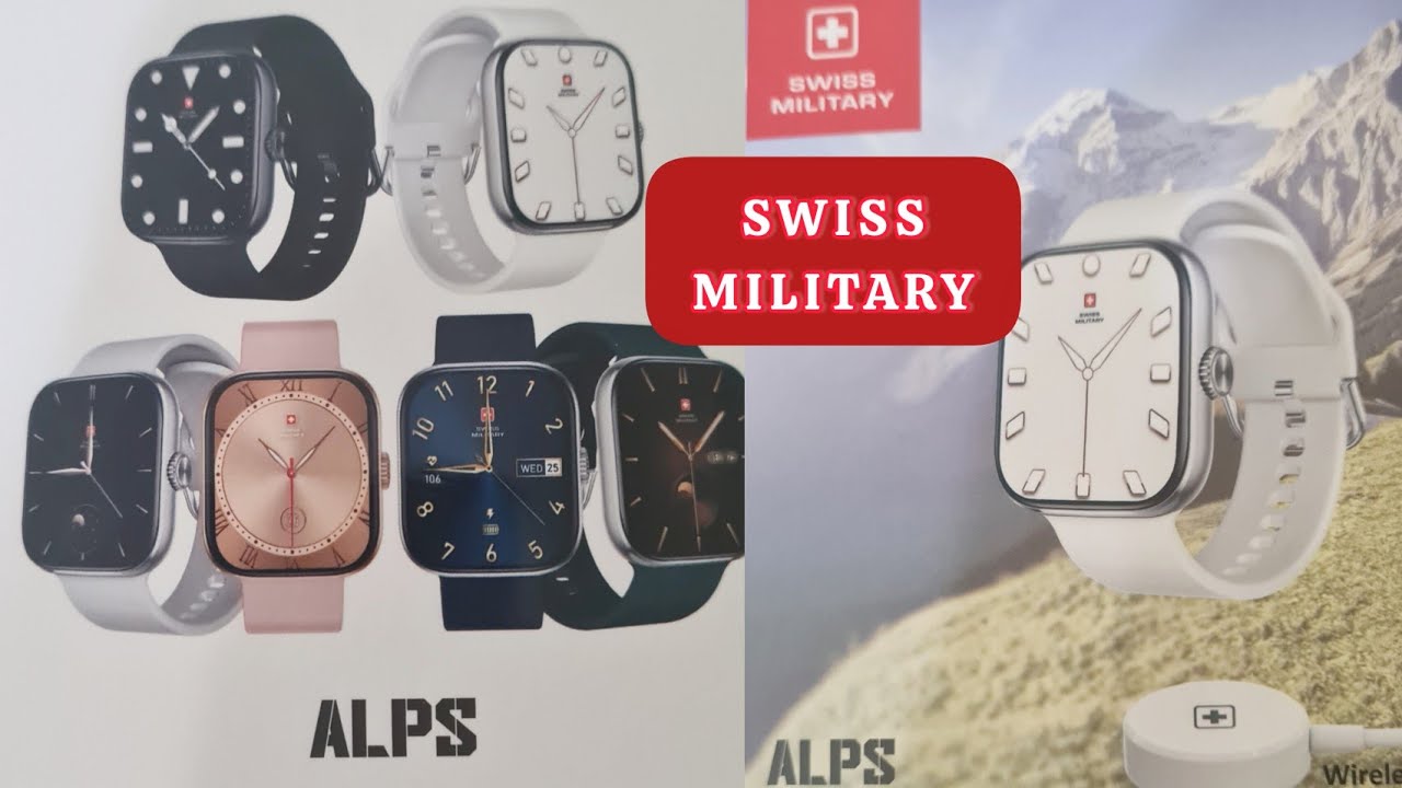 SWISS MILITARY smart watch Unboxing detailed review - YouTube