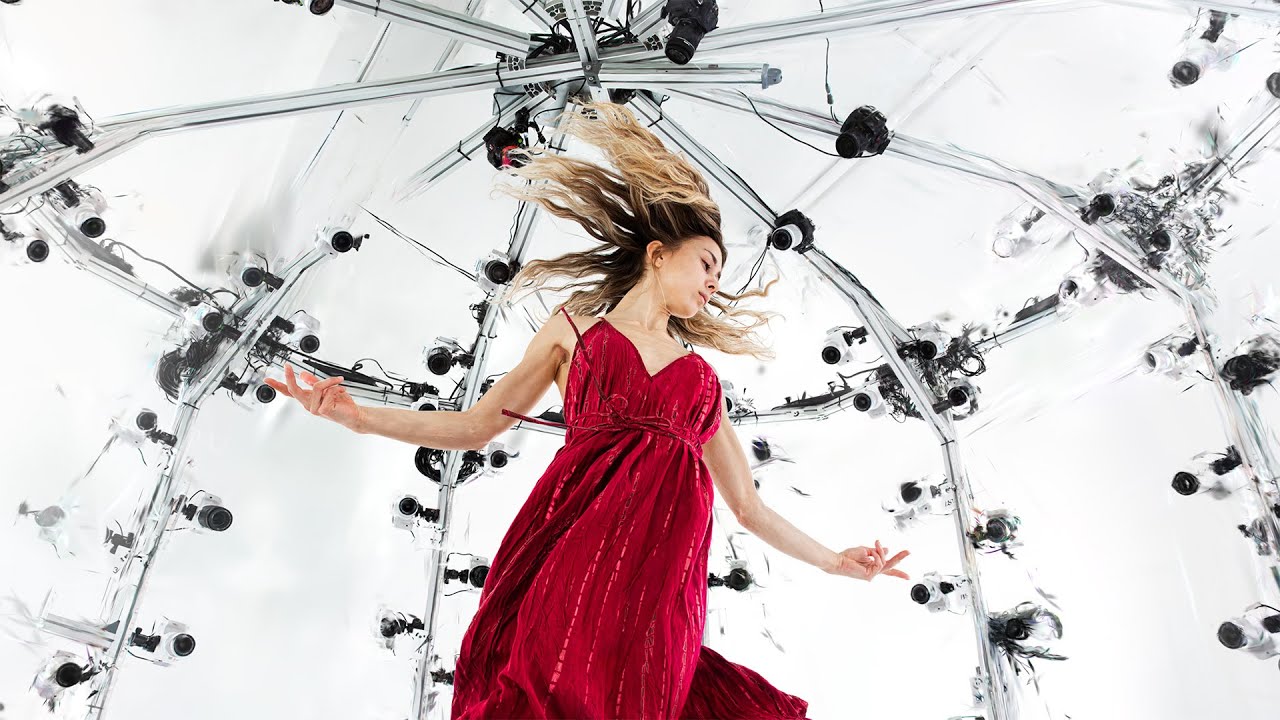 Full body 3d scan at 205 cameras - Gaussian Splatting processing - YouTube