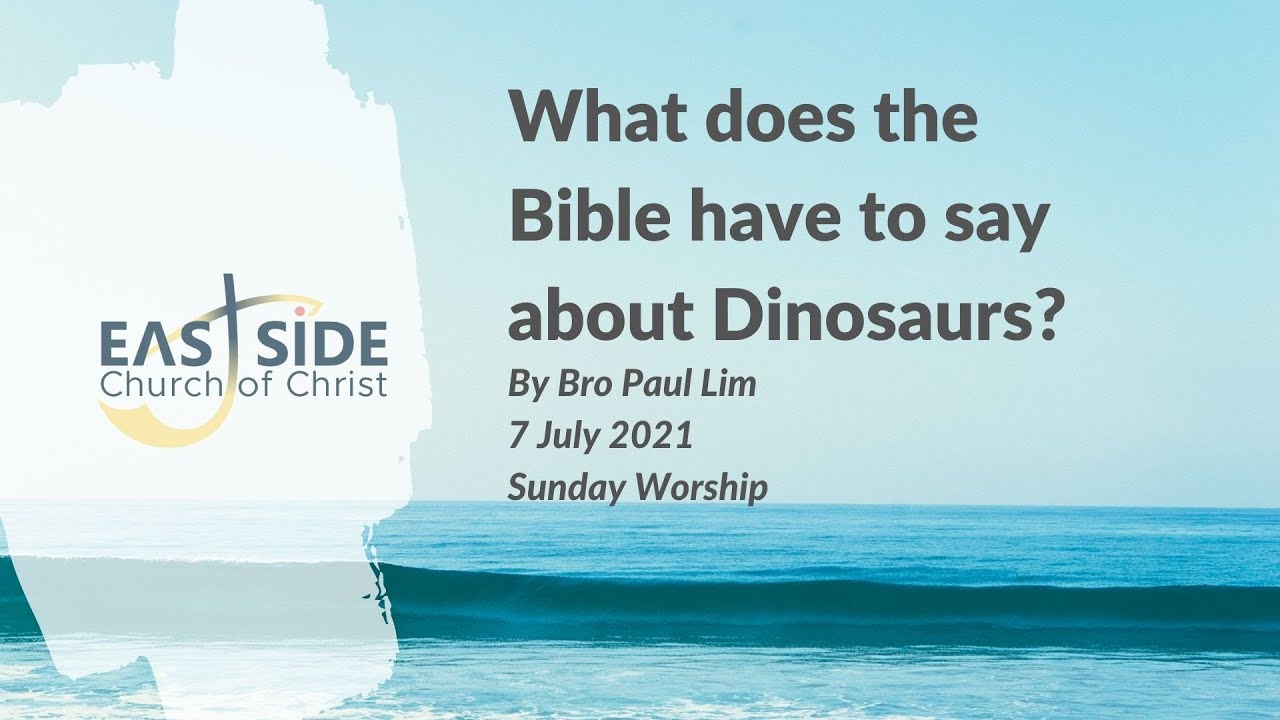 Eastside Church of Christ Sunday Worship - "What does the Bible have to ...