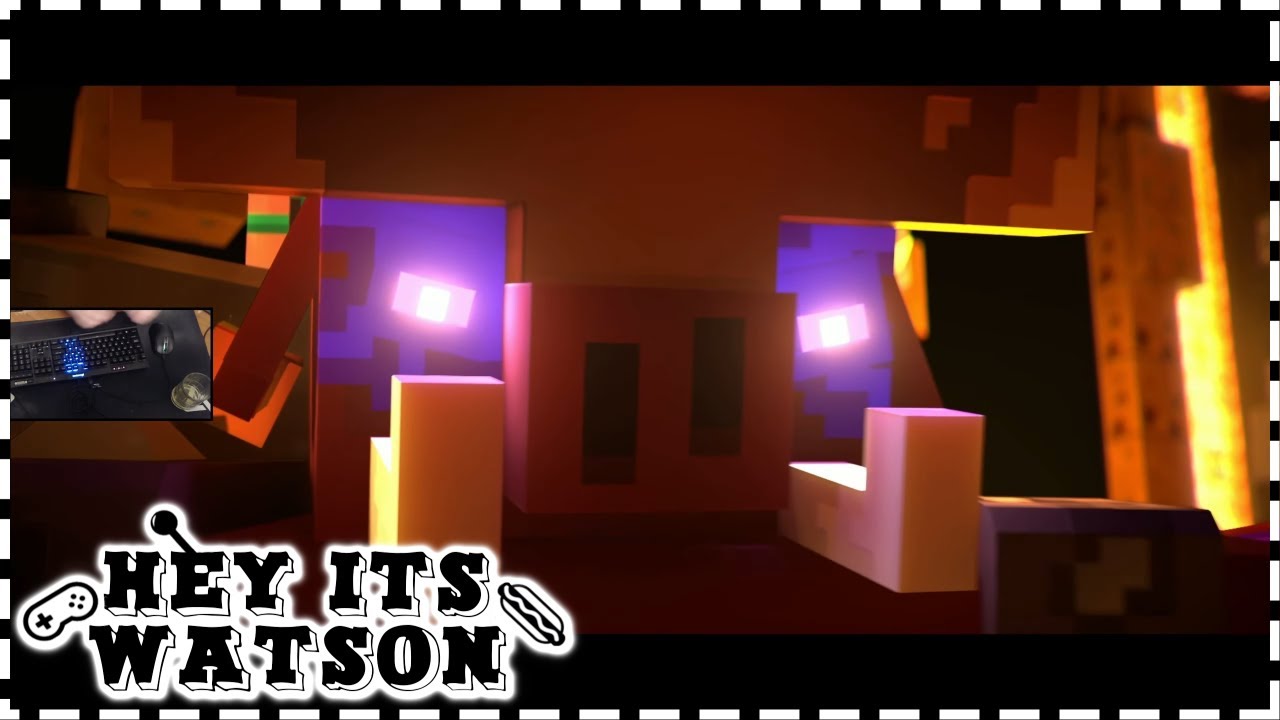 The first jump into the world of legends | Hey Its Watson | Minecraft ...