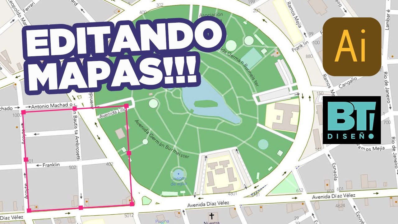 Cómo descargar MAPAS y EDITARLOS en Illustrator - YouTube