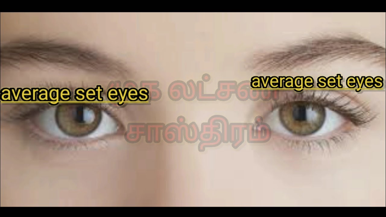Face reading (average set eyes) - YouTube
