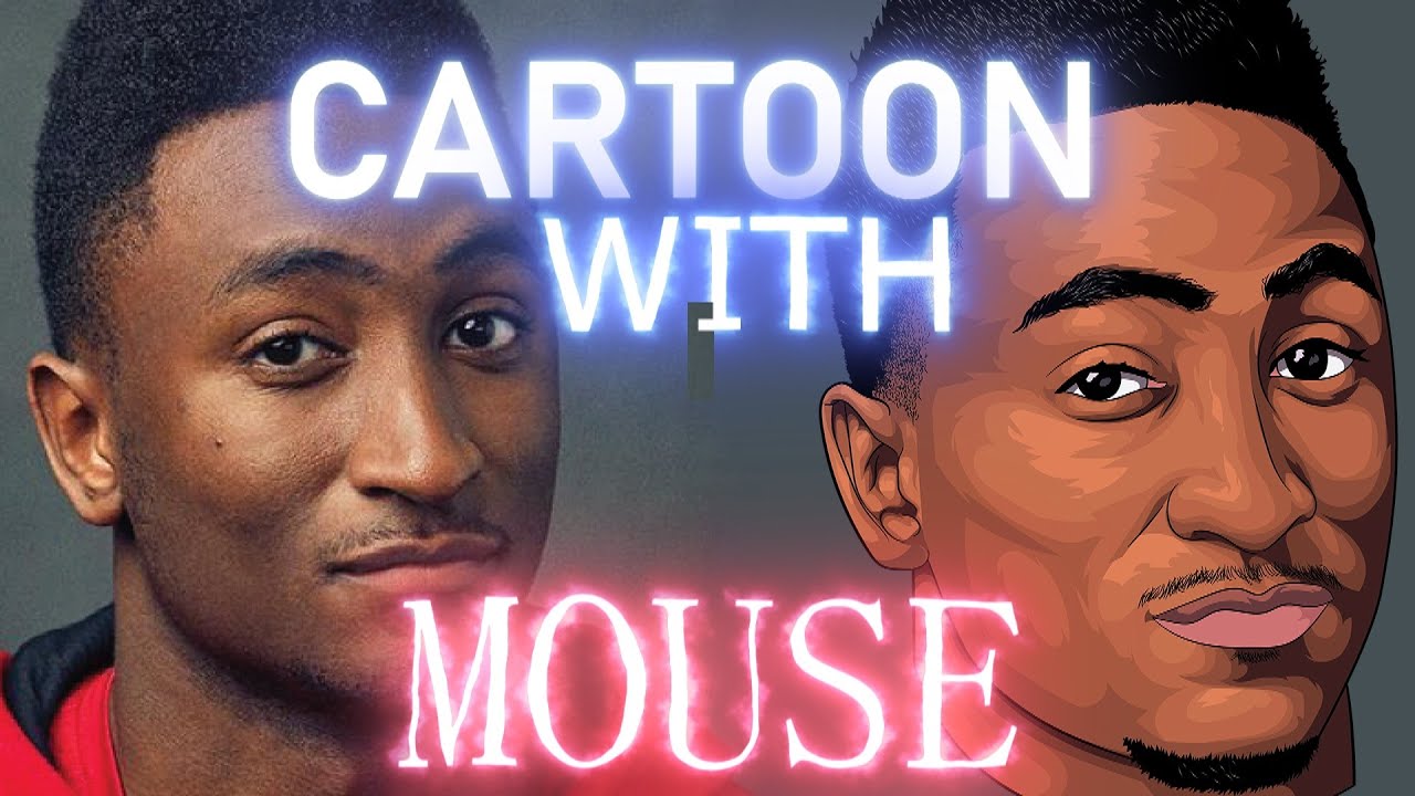 HOW TO CARTOON WITH MOUSE (ADOBE ILLUSTRATOR ) - YouTube