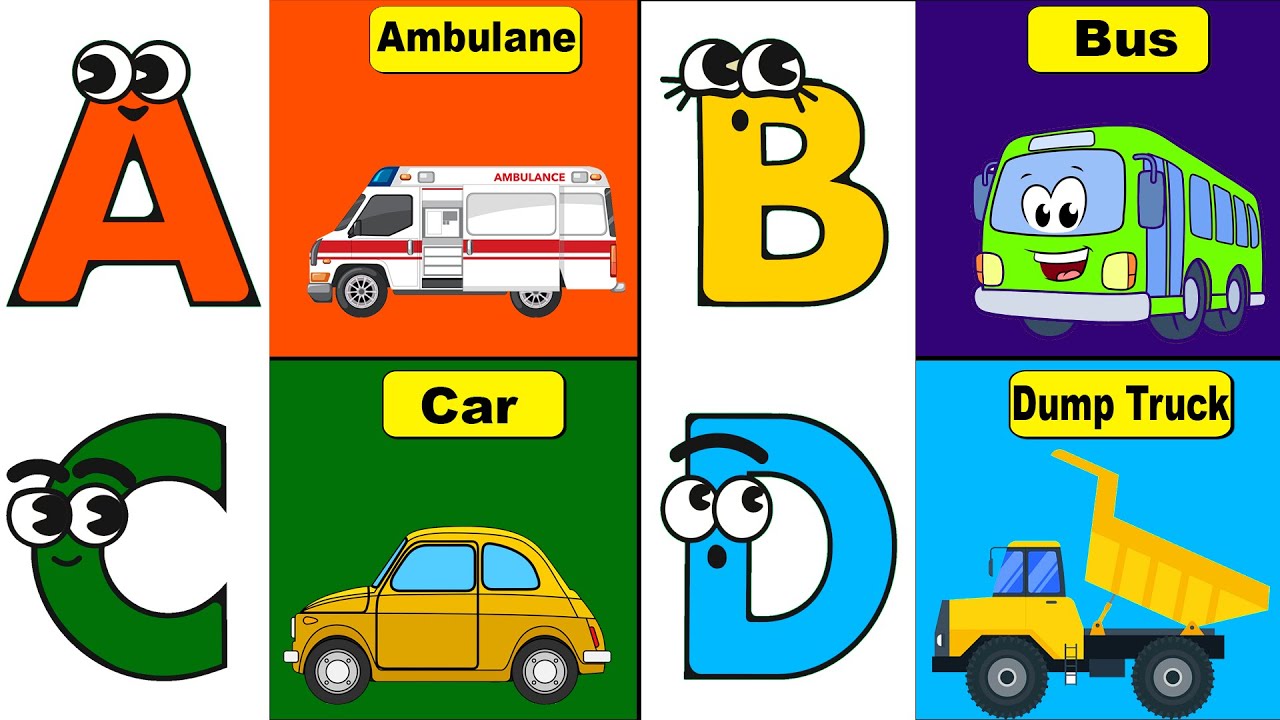 Vroom Vroom Phonics! Learn Vehicle Names with Fun Songs | Vehicle ...