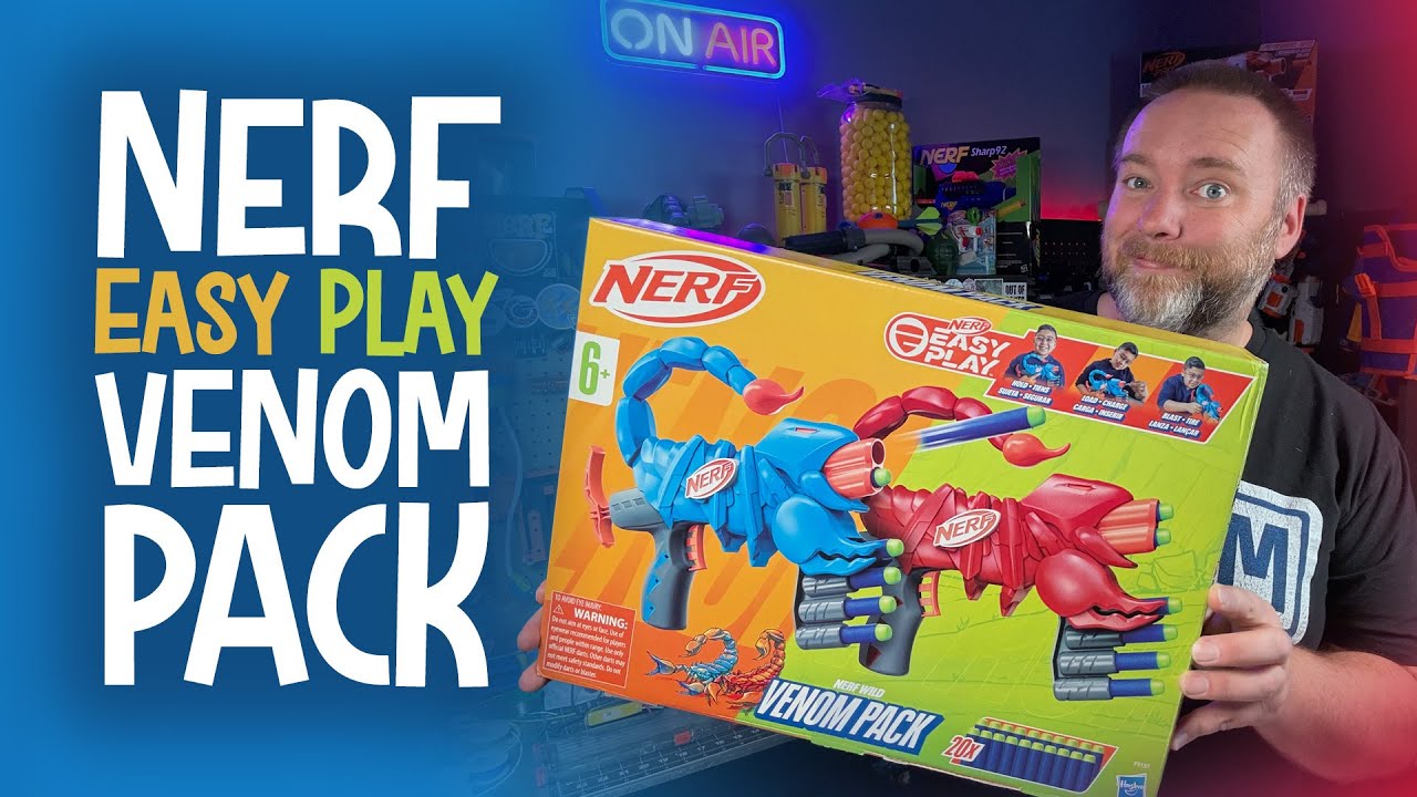 Nerf Wild Venom Pack Easy Play Blasters! Unboxing and Review! - YouTube