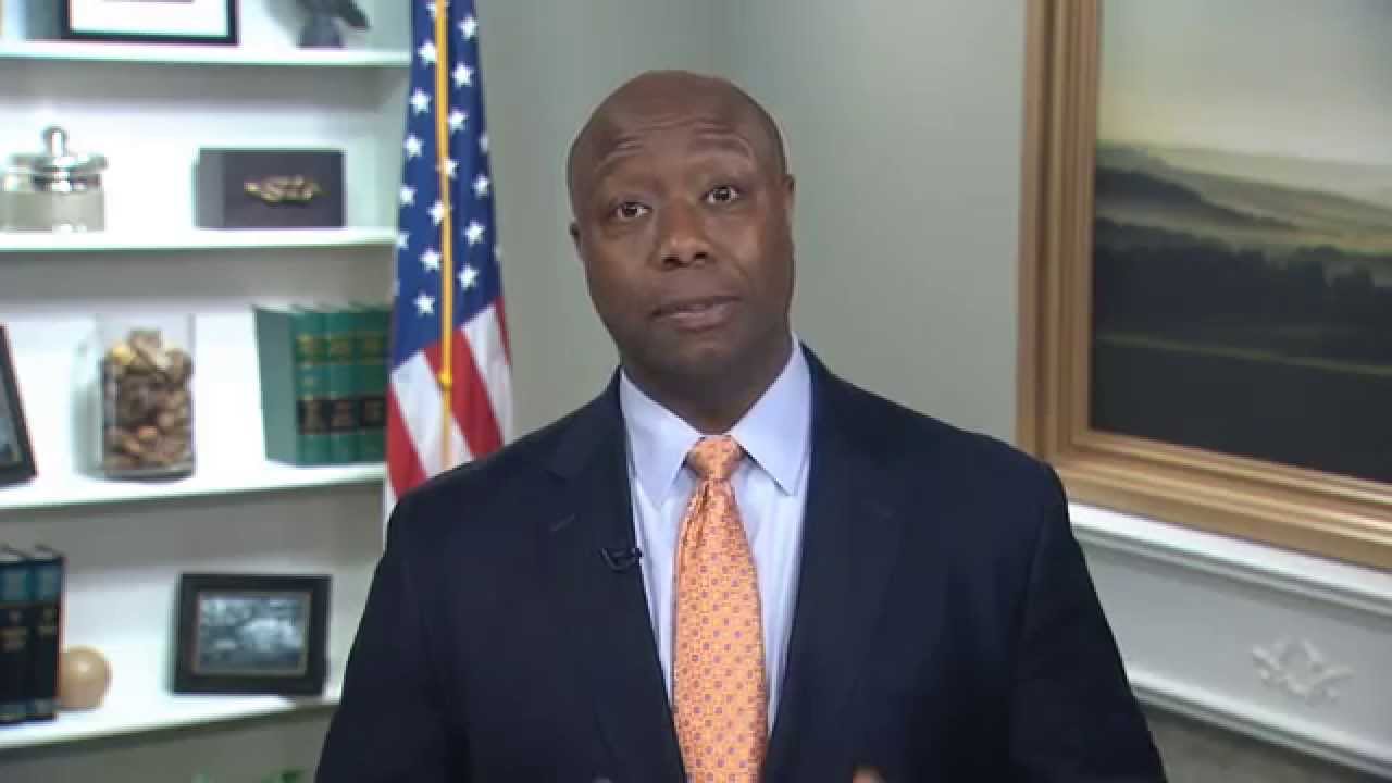 4/5/14 Sen. Tim Scott (R-SC) delivers Weekly GOP Address on empowering ...