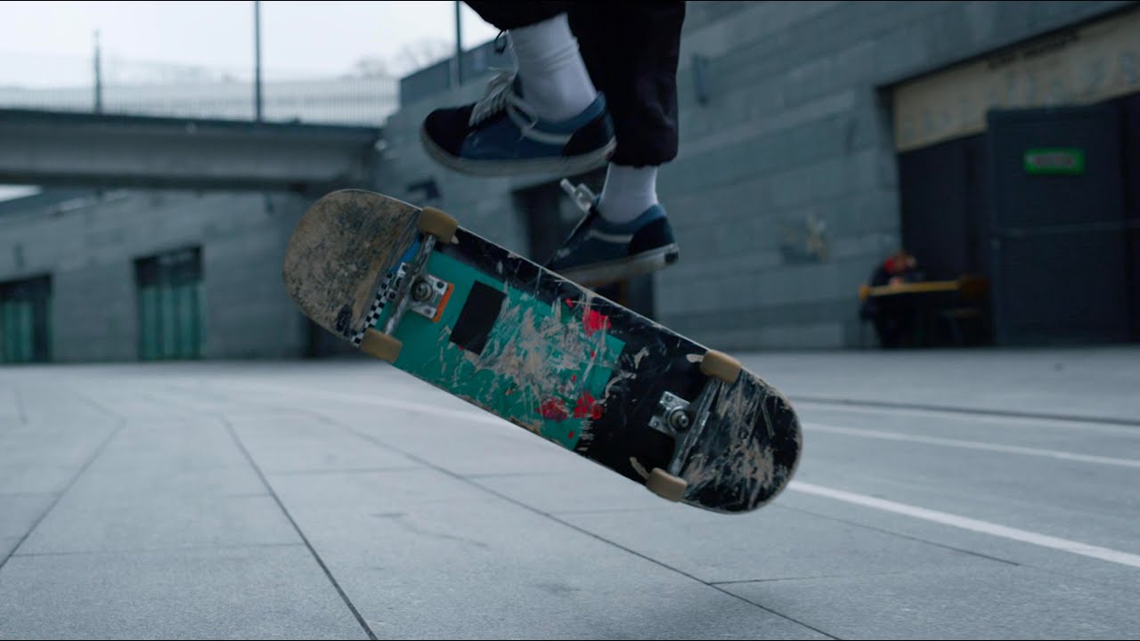 Skateboarding stunts stock footage by FINDSTORY - YouTube