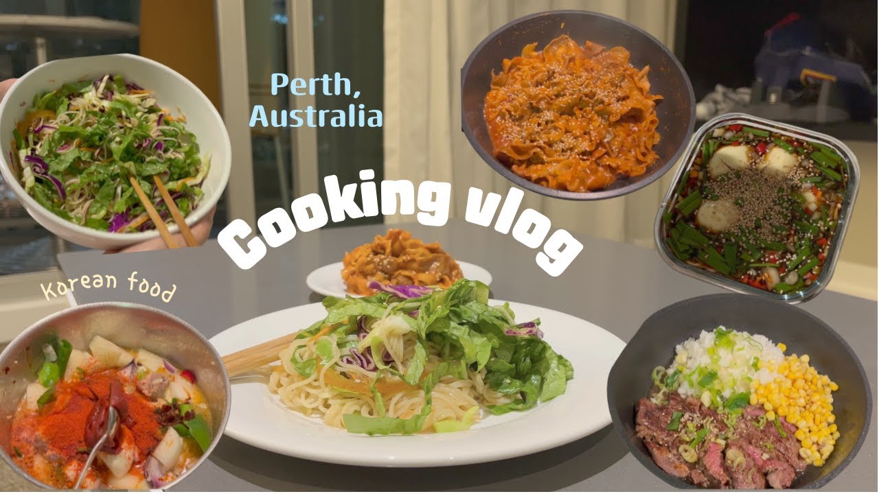 Cooking and eating alone in Perth I Korean food, Pesto rigatoni I 4.5 ...