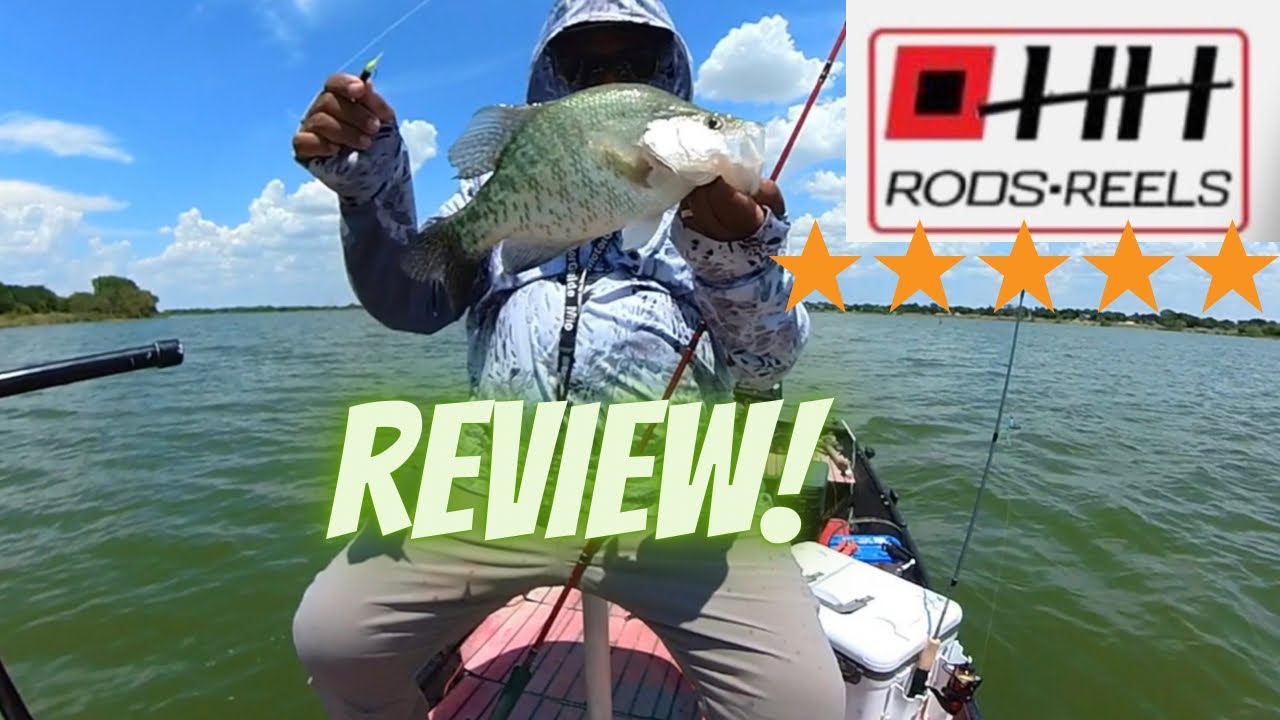 HH Rods and Reels Review in Lake Lewisville Texas Crappie Fishing - YouTube