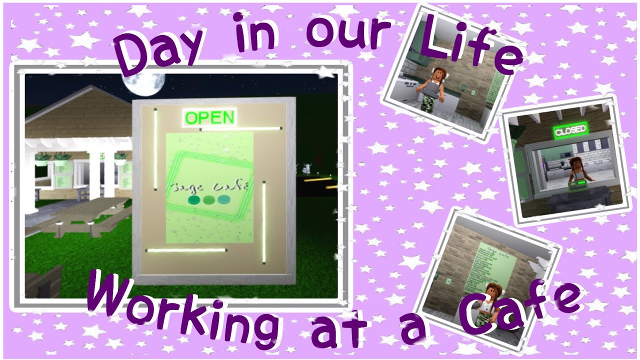 Day in our Lives Working at Sage Café | Bloxburg Thingz - YouTube