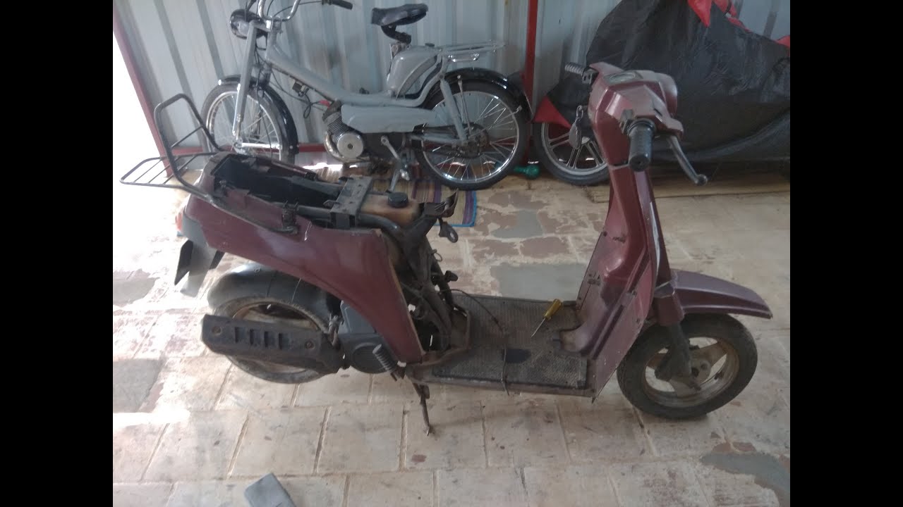 Vintage Moped Restoration | Vintage Motorcycle Restoration | Bajaj ...