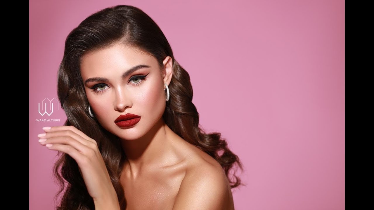 Classic Old Hollywood Makeup - وعد التركي - Waad Alturki - YouTube