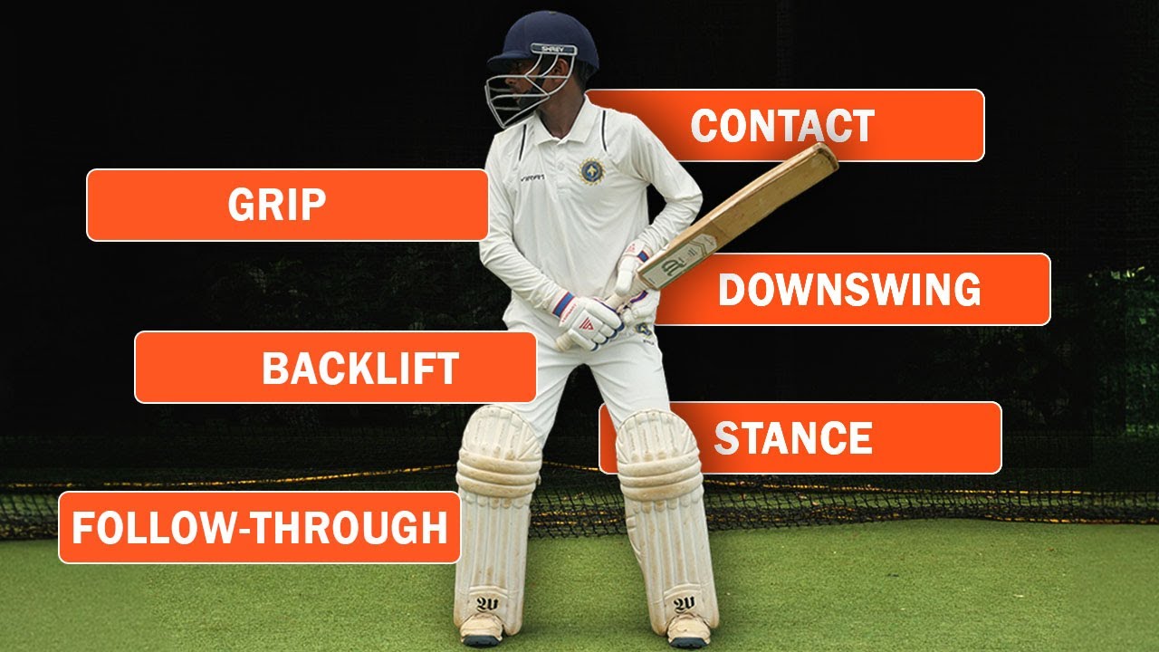Cricket Batting Setup Tutorial | Build Strong Fundamentals Fast - YouTube