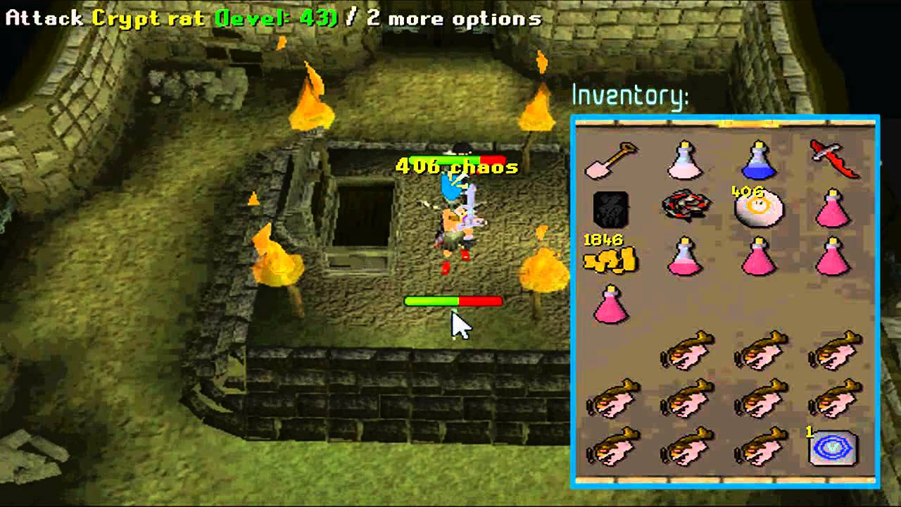 Runescape Barrows Guide | Low Levels Inventory | Pact Guide - YouTube