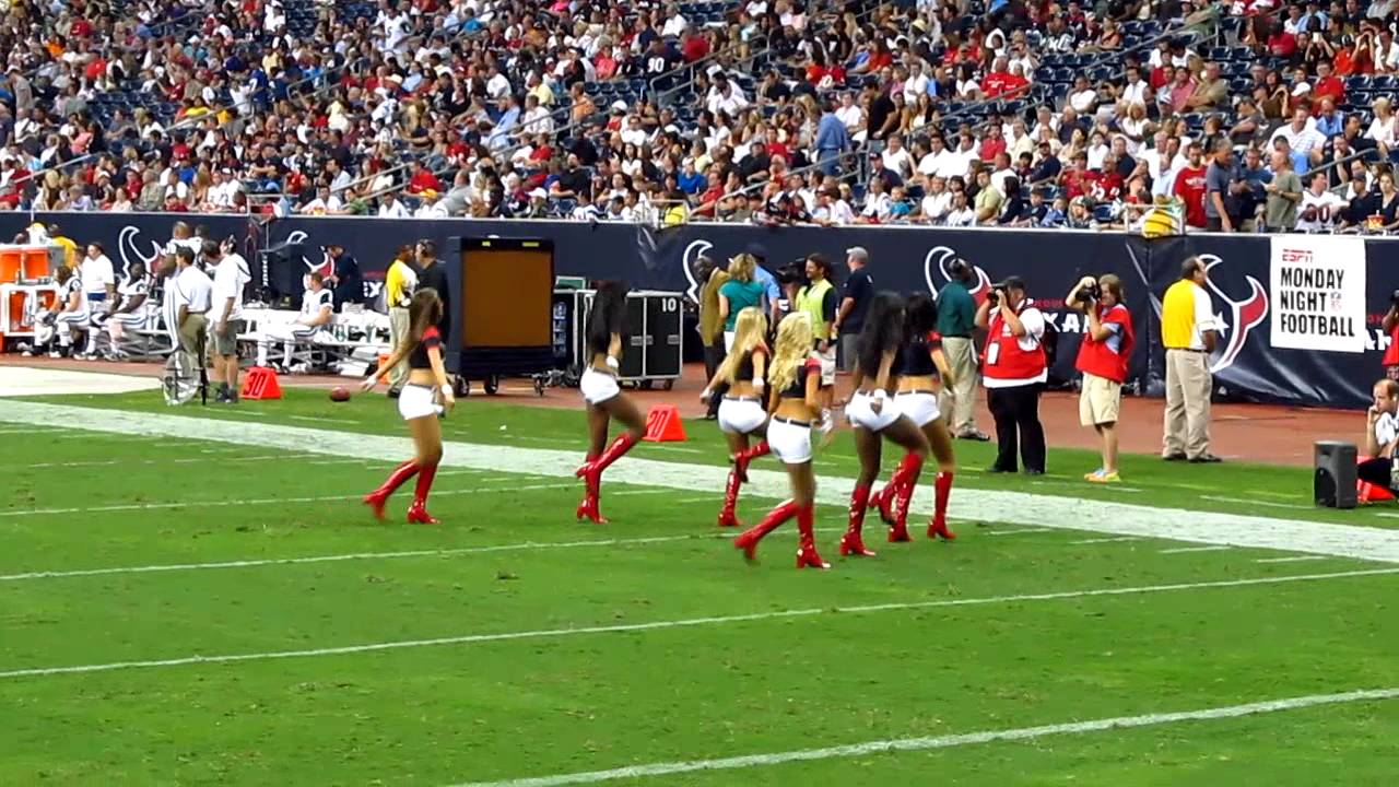 Texans Cheerleaders -- Dancing #2 - YouTube