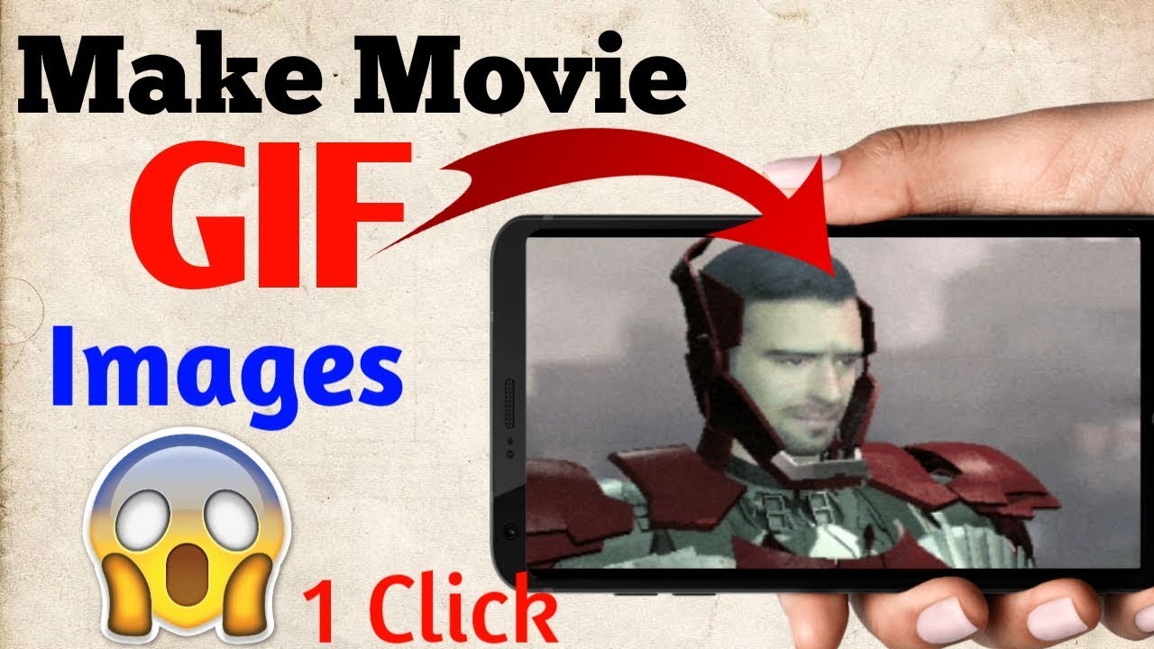 How to Make Movie GIF Images In 1 Click | make gif images - YouTube
