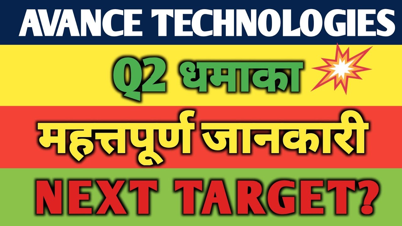 Avance Technologies Share News | Avance Technologies Share Target ...