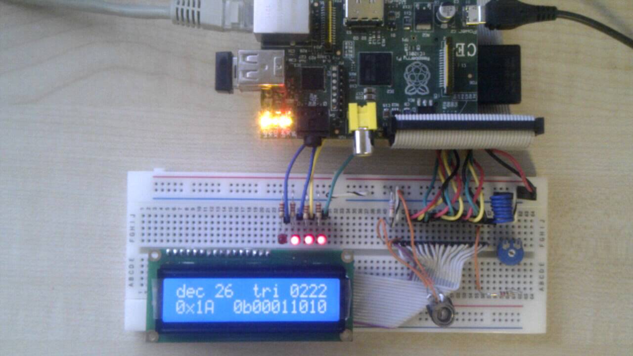 Raspberry Pi Trinary Counter Using Gpio Youtube