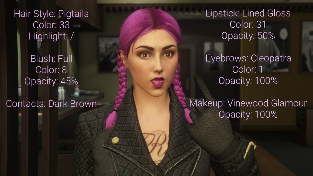 GTA 5 | Hair & Makeup Ideas #2 - YouTube