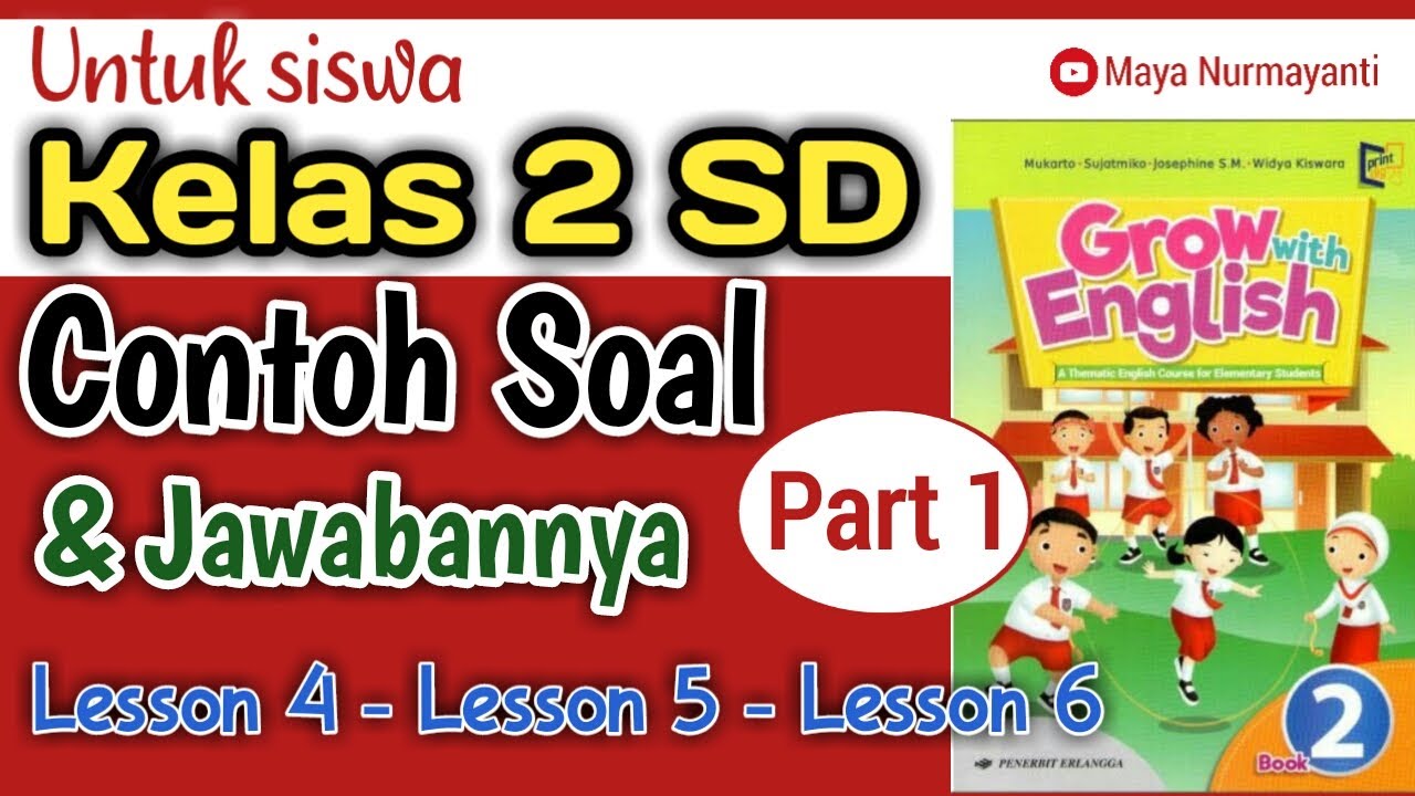 Soal B. Inggris Kelas 2 SD, Jawaban dan Pembahasannya - YouTube