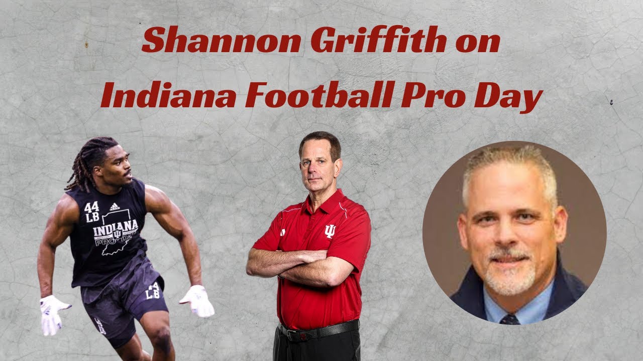 Shannon Griffith on Indiana Football Pro Day - YouTube