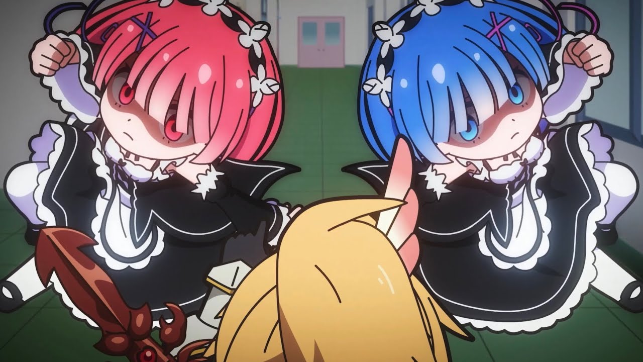 Rem & Ram Kills the Spear Hero | Isekai Quartet Season 3 - YouTube