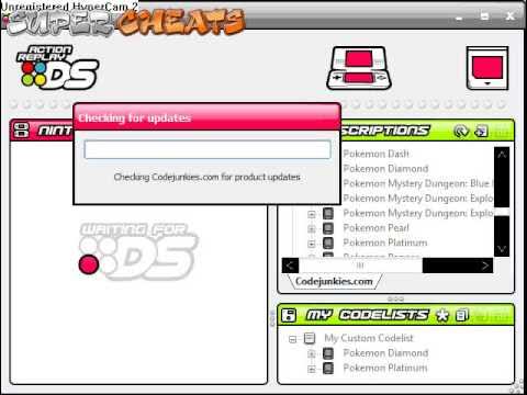 Adding Action Replay Codes for Pokemon using Code Manager - YouTube