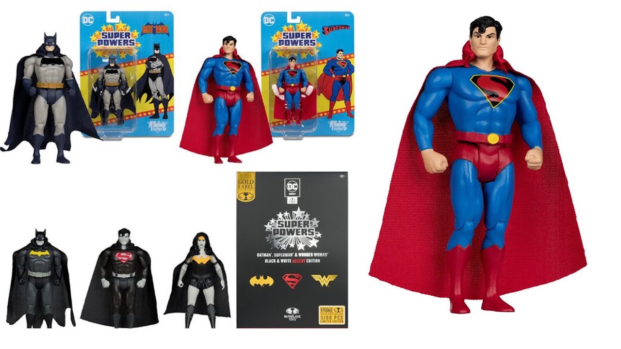 New McFarlane Toys Super Powers action figures pack revealed preorder ...