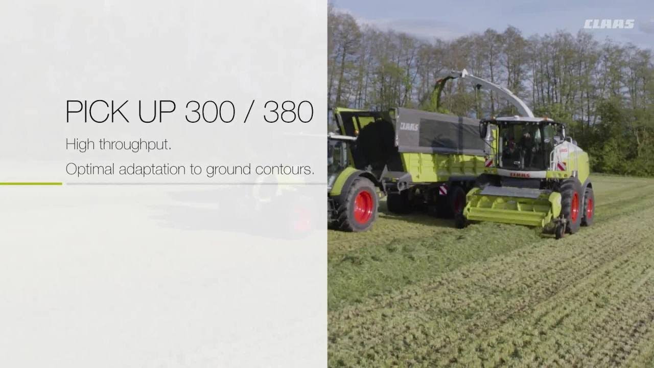 CLAAS PICK UP 300 / 380. High throughput. - YouTube